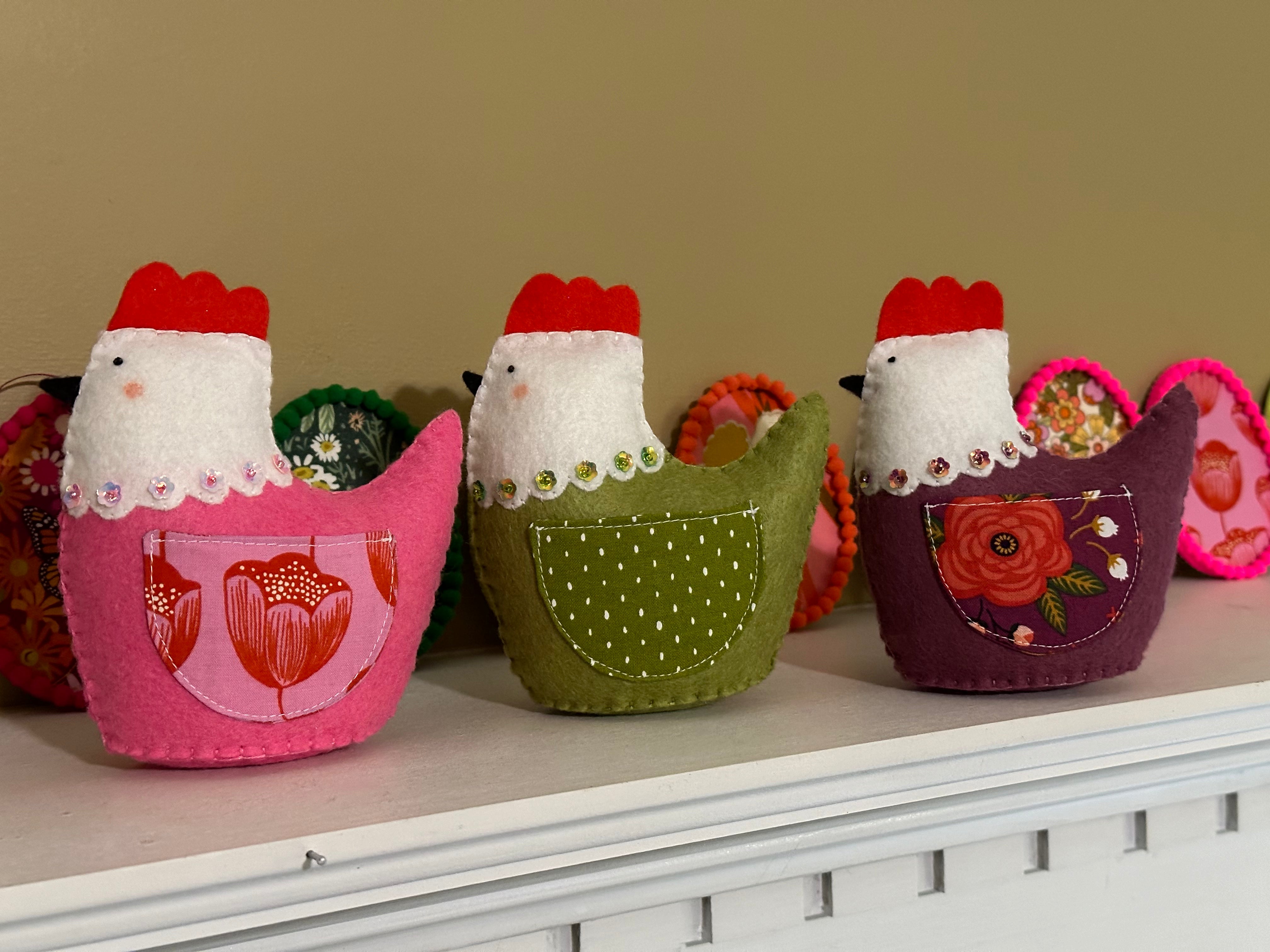 felt chickens – Thready Handmade