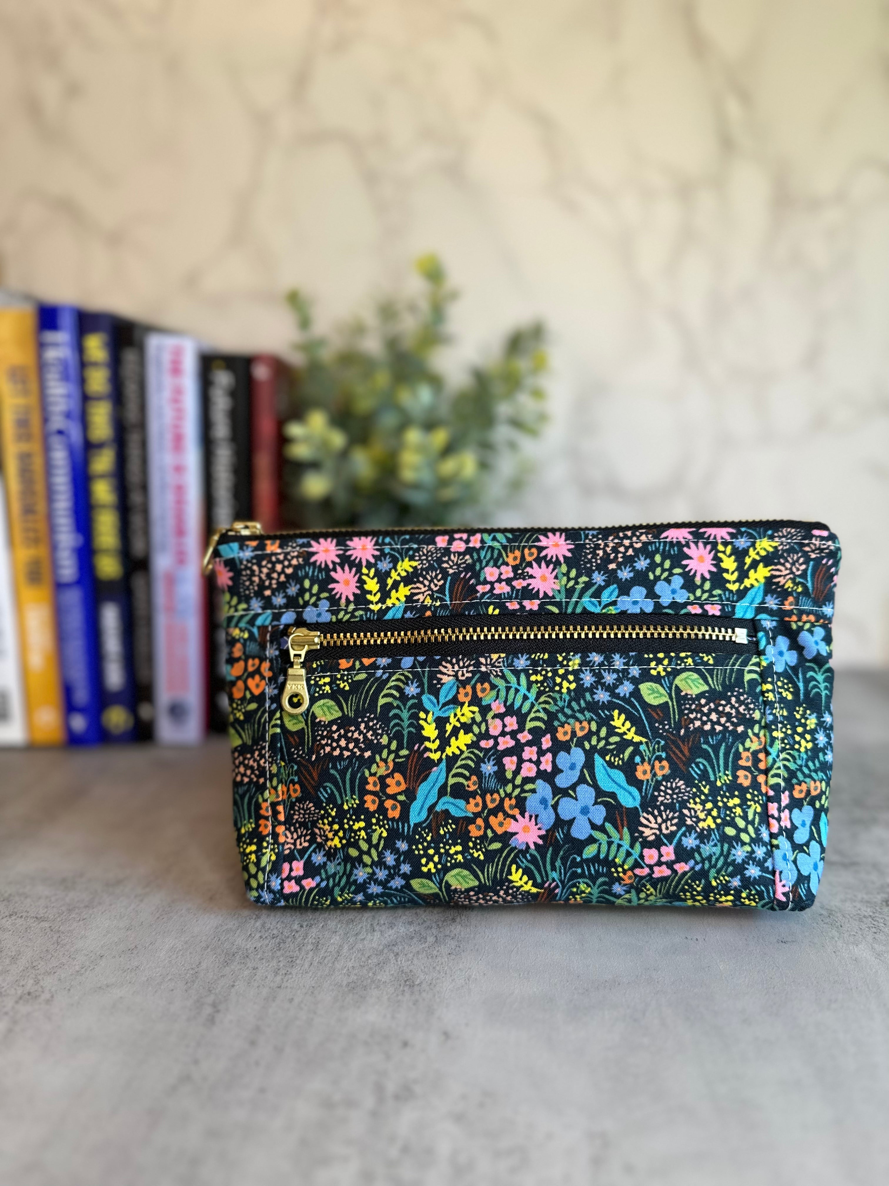 double zip pouch – Thready Handmade